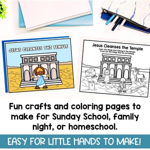 Interactive Bible Lesson for Kids: Jesus Cleanses the Temple, Sunday ...