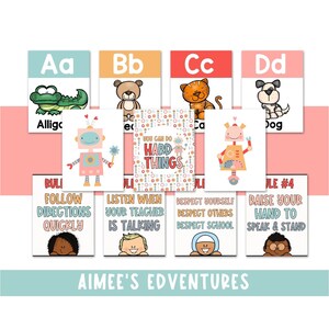 Robot Classroom Decor Bundle | Editable Classroom Transformation ...