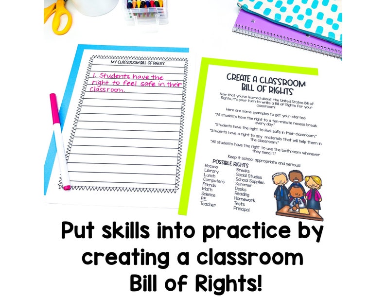 Bill of Rights Lesson | US History | Constitution Day | Elementary ...