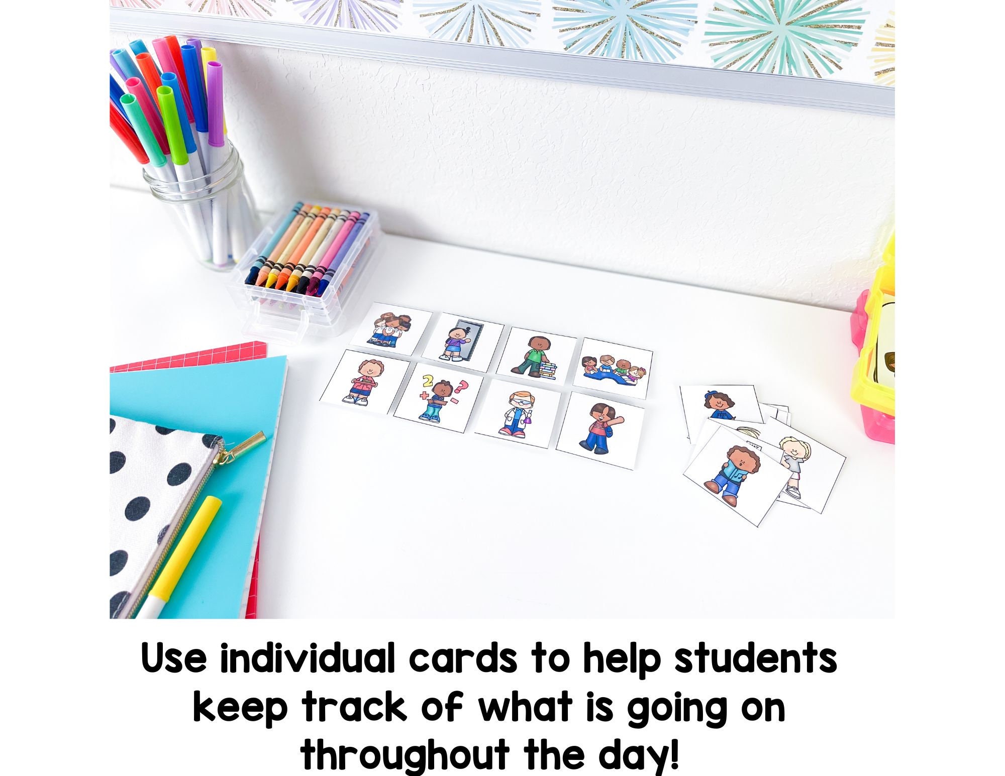 Daily Schedule Cards Classroom Display Special Education Style Included ...