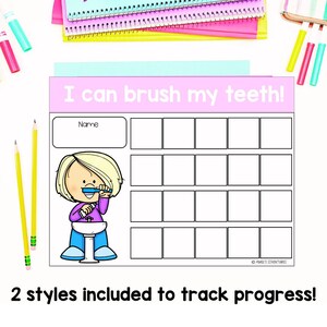Kids Daily Responsibilities Chart Printable Daily Routine Chore Chart ...