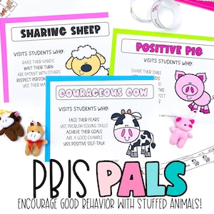 PBIS Pals | Farm Animals Theme Pack | Classroom Decor Behavior ...