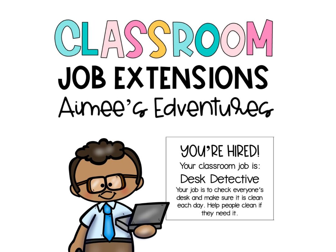 Classroom Decor Classroom Jobs Extension Pack - Etsy