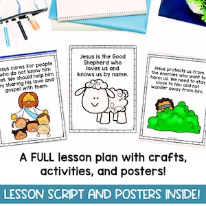 Jesus is the Good Shepherd FULL Bible Lesson for Little Kids ...