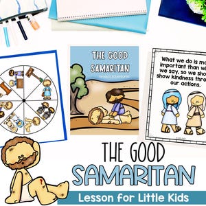 The Good Samaritan Bible Lesson for Little Kids, Homeschool, Sunday ...