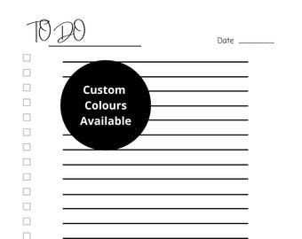 Custom to Do List - Etsy