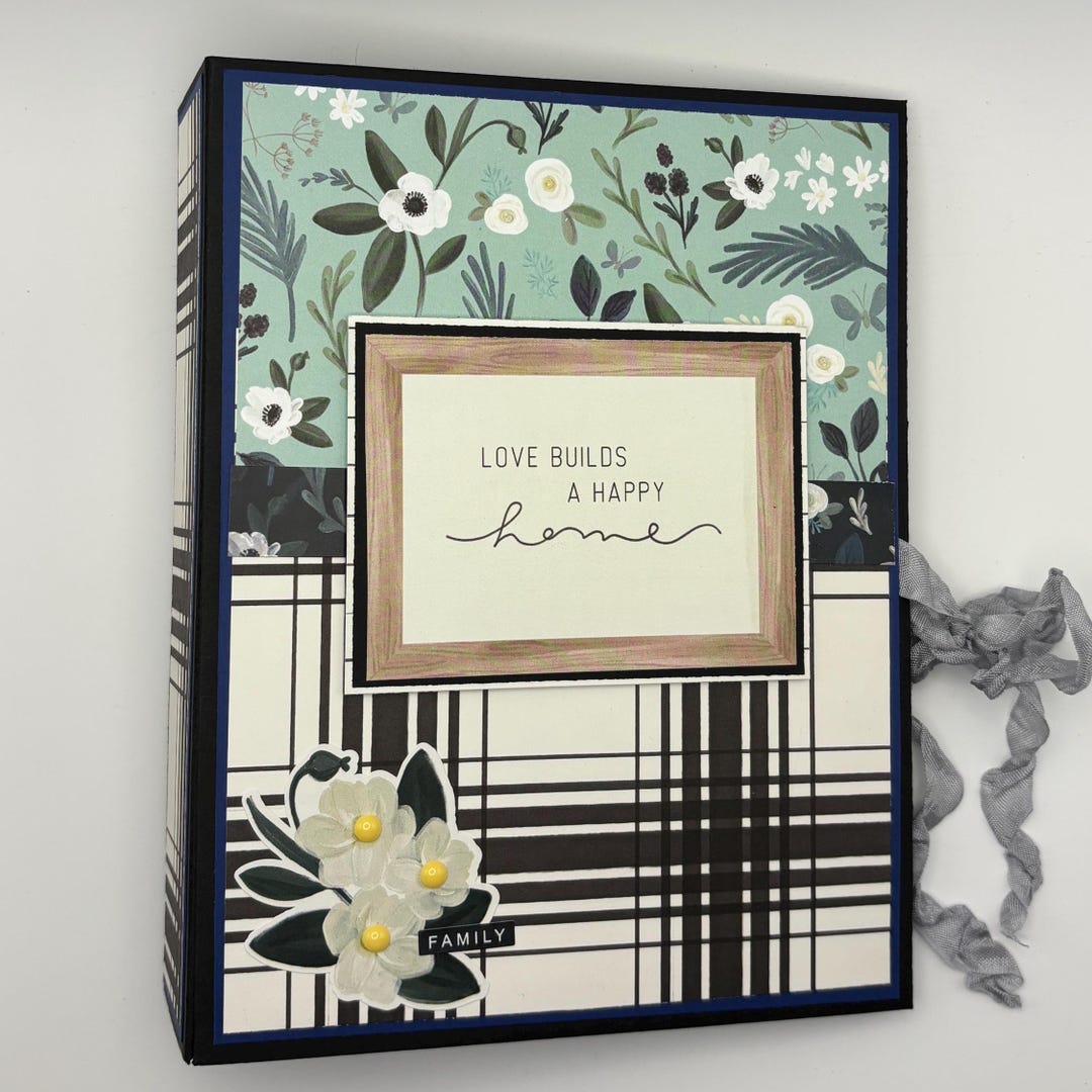 Beautiful Family Home Handmade Photo Album First Home Housewarming Gift ...