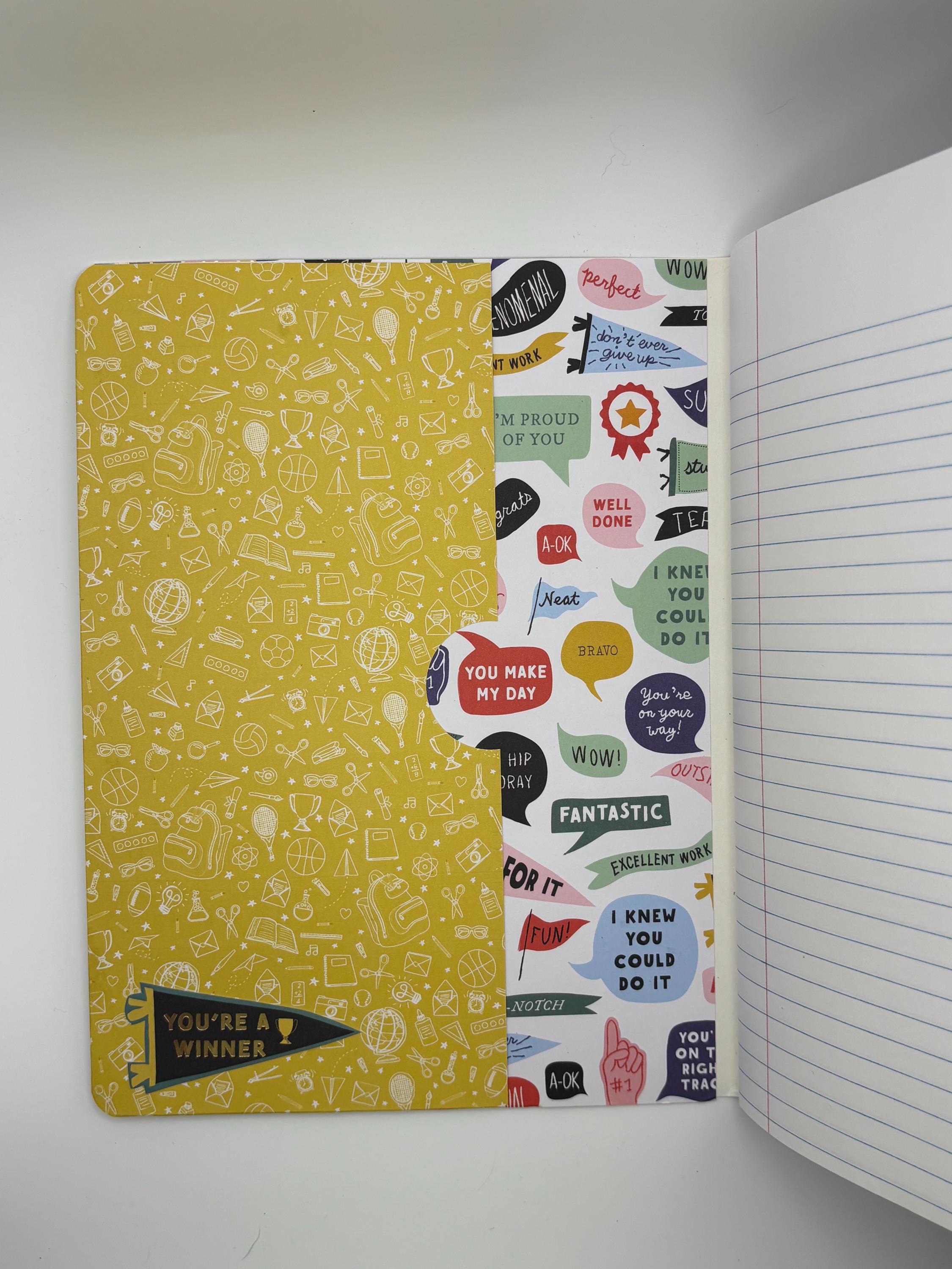 School Themed Altered Composition Notebook Journal - Etsy