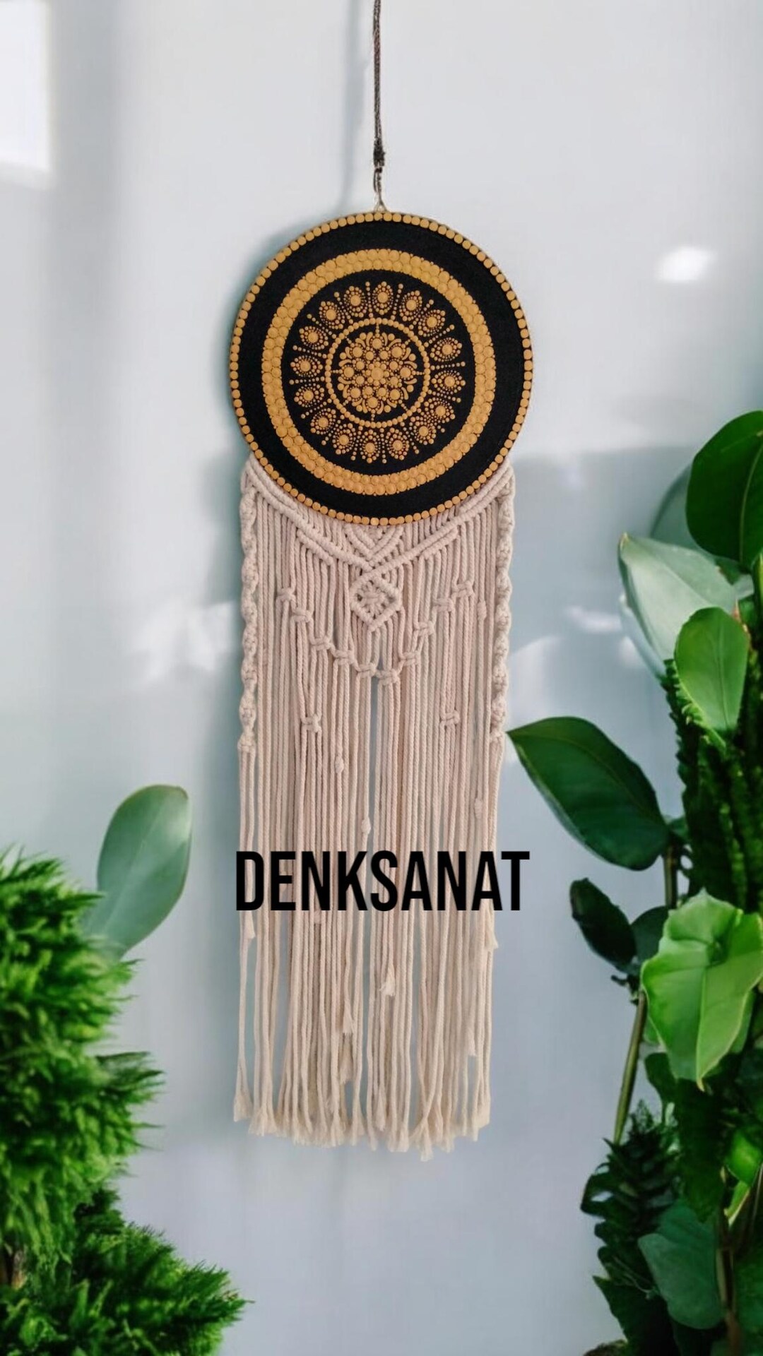 Decorative Macrame Designed With Dot Mandala - Etsy