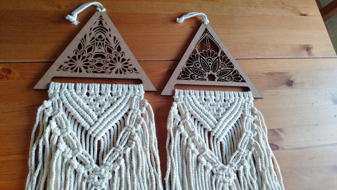 Patterned Wooden Macrame - Etsy