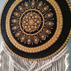 Decorative Macrame Designed With Dot Mandala - Etsy