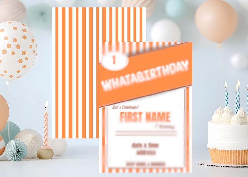 Editable Whataburger Birthday Invitation | Whatabirthday Canva Template ...