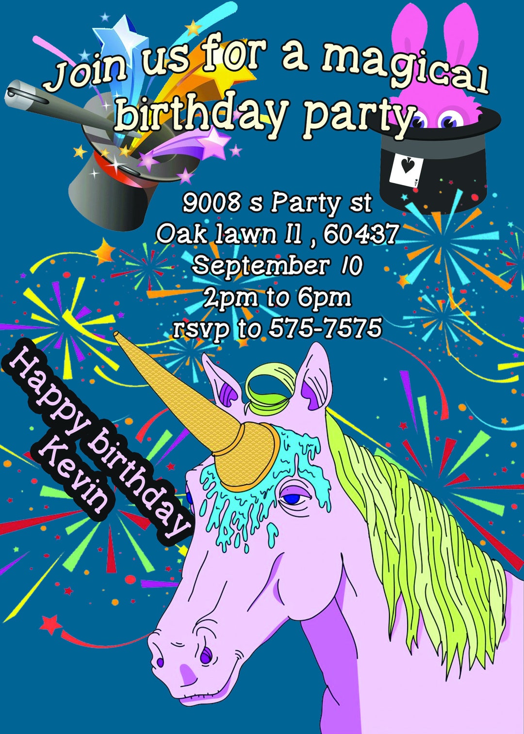 5x7 Customizable Printable Birthday Card Instant Download PDF - Etsy