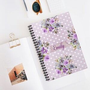 Personalized Kids Spiral Notebook, Custom School Notebook, Personalized ...