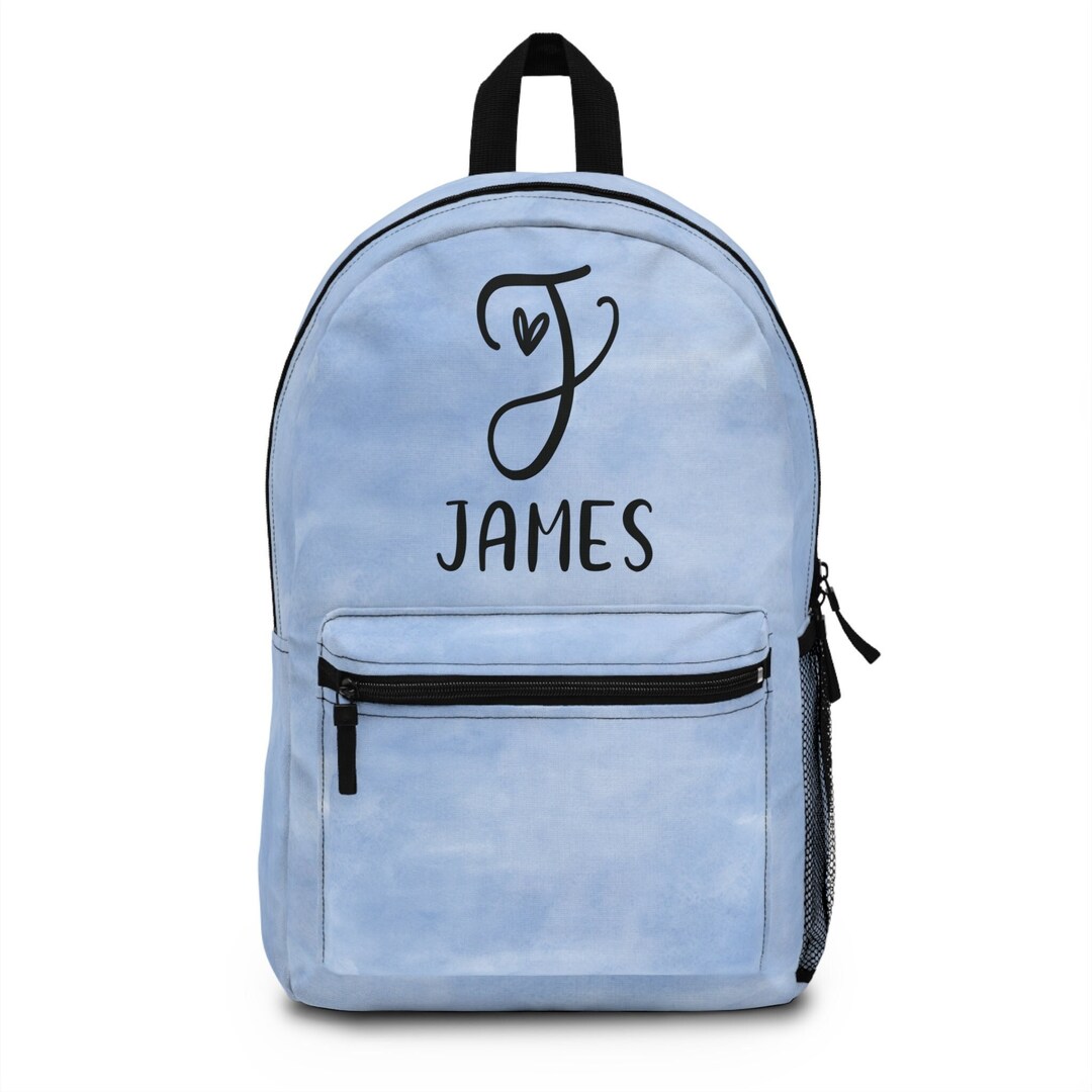 Personalized Monogram Backpack for Kids, Custom Name Back to School ...