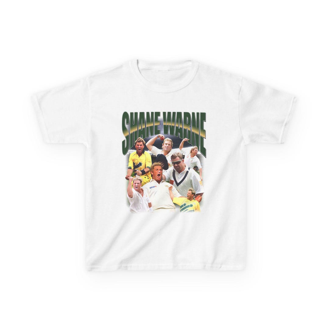 Shane Warne Aussie Legend Graphic Tee (kids) - Etsy