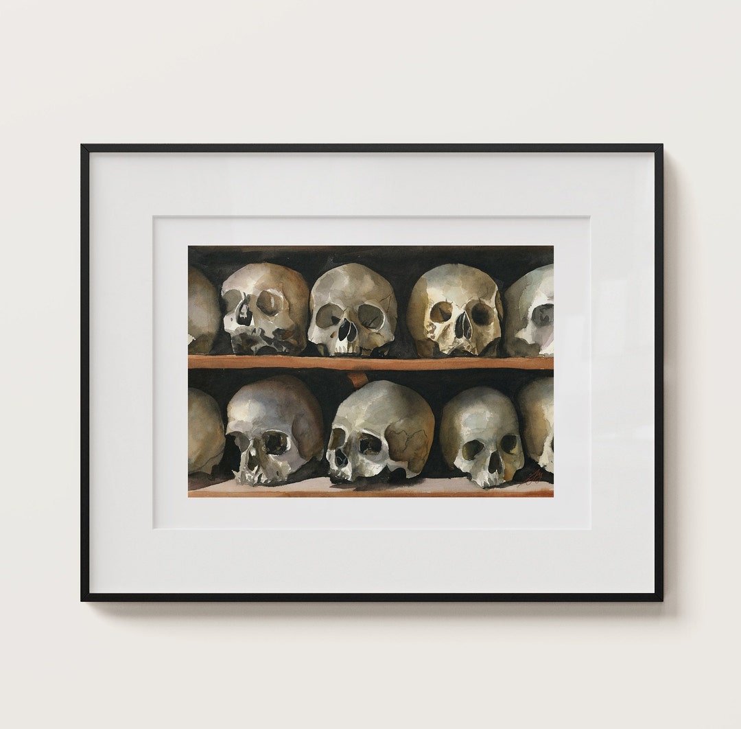 SKULLS - Art Print - Etsy