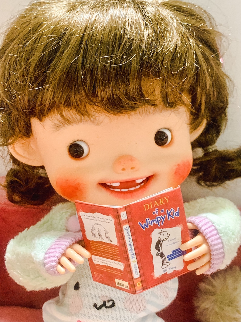 Miniature Diary of a Wimpy Kid Book Series for 1/6 & 1/8 Scale Dolls ...