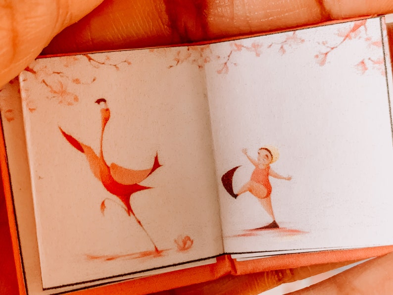 8 Pink Themed Miniature Children’s Picture Books for 1/6 & 1/8 Scale ...