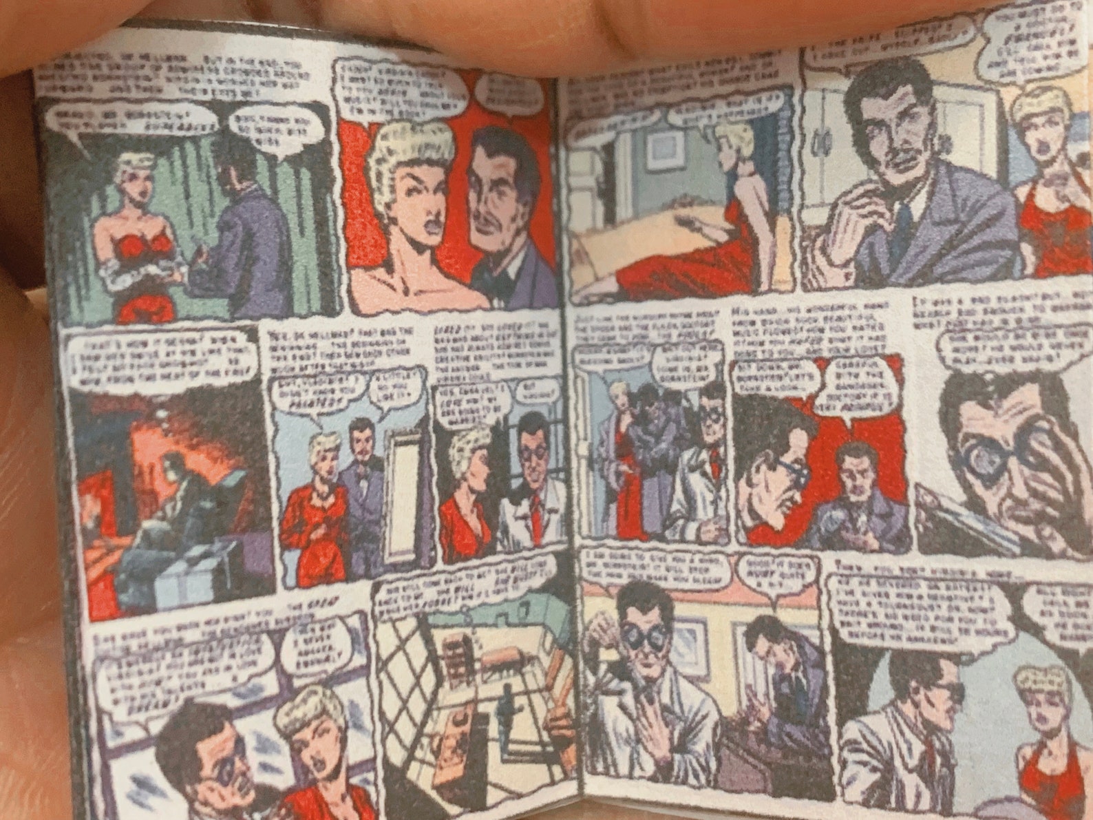 7 Retro Miniature Retro Horror Comic Books for Barbie Blythe & - Etsy