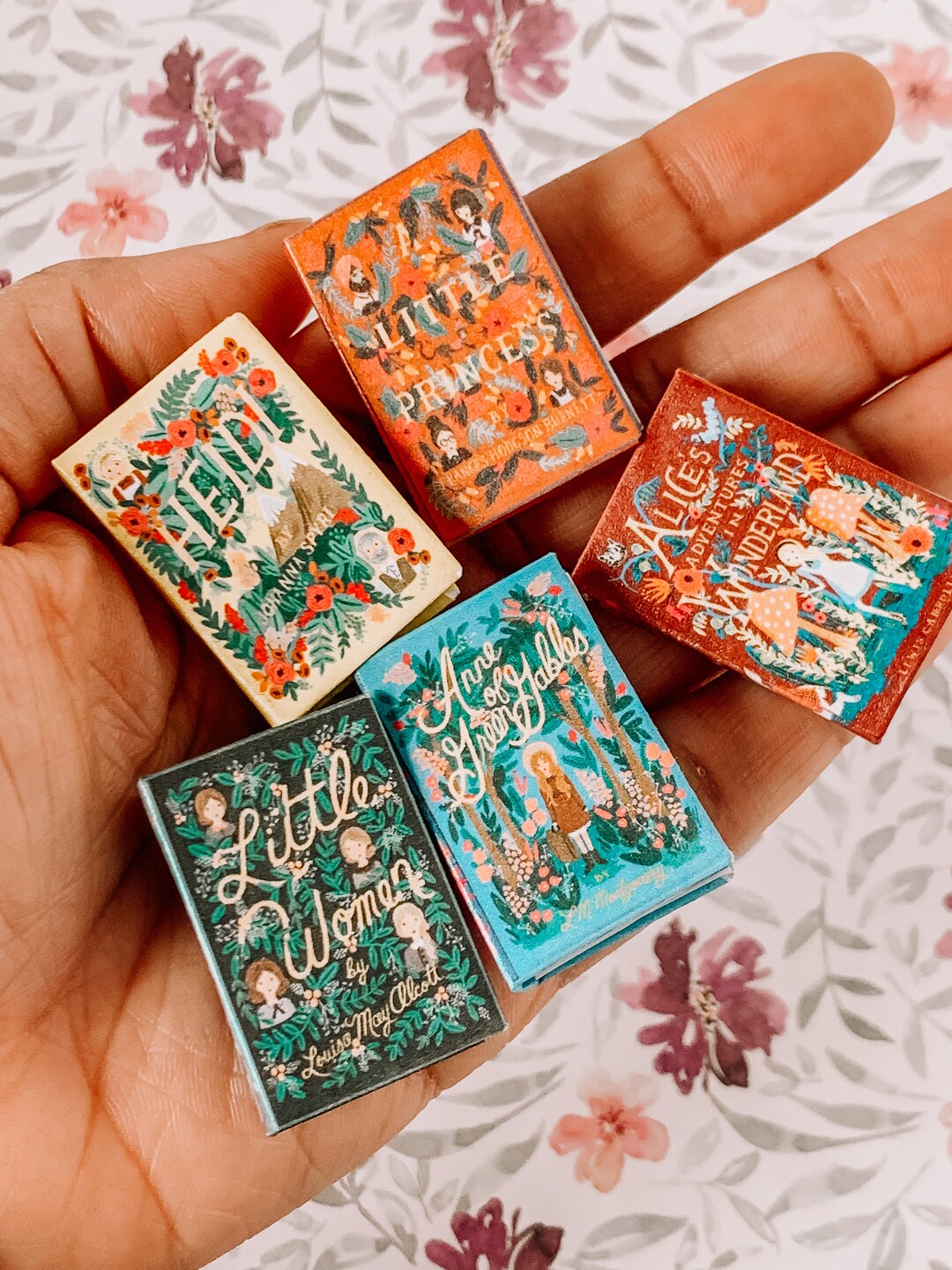 5 Miniature Puffin in Bloom Classic Books for 1/6 Scale Dolls Like ...