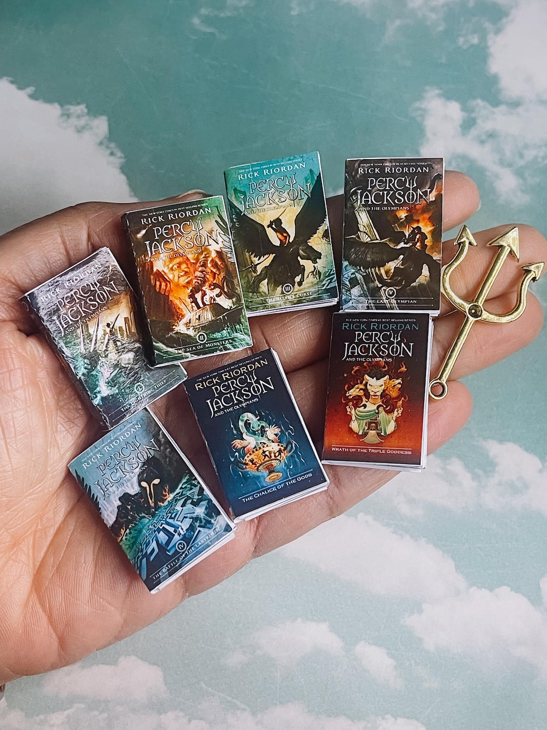 Miniature Percy Jackson Book Set for 1/6 Scale Dolls - Etsy