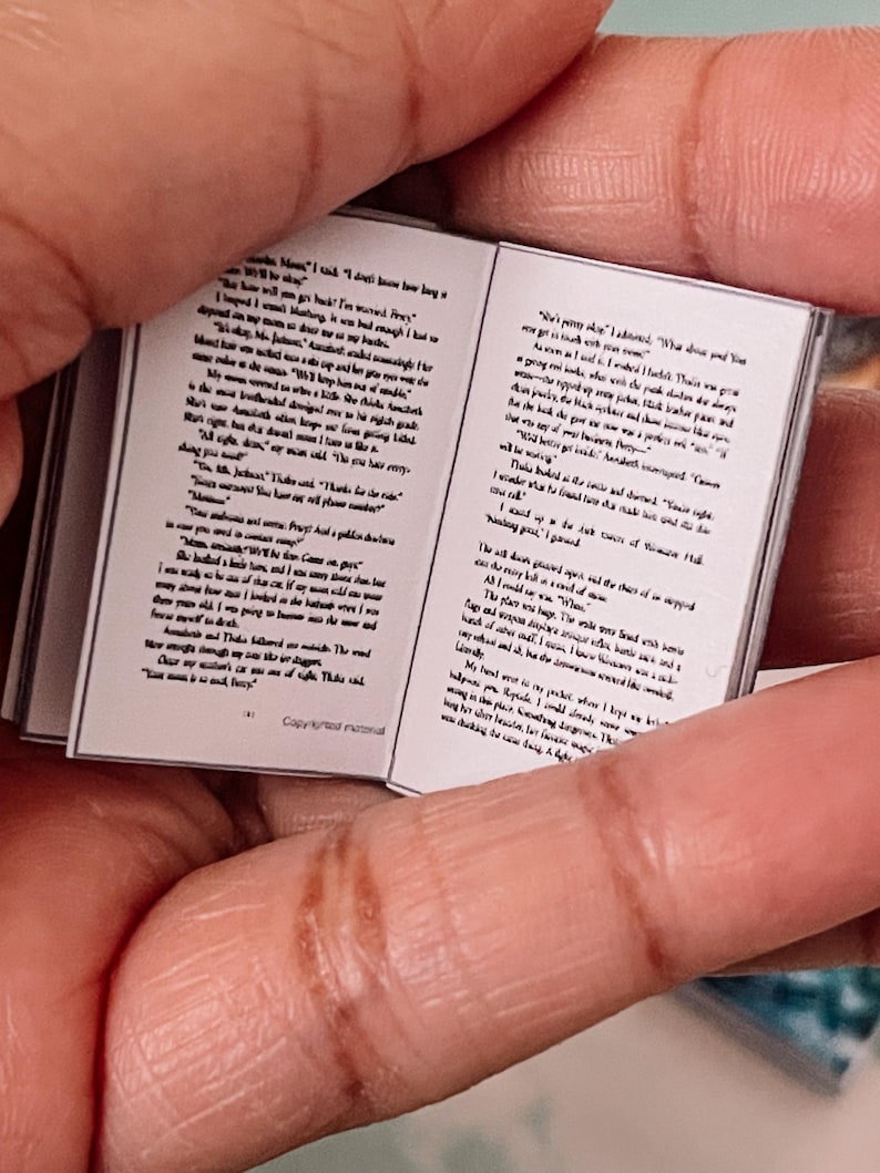 Miniature Percy Jackson Book Set for 1/6 Scale Dolls - Etsy