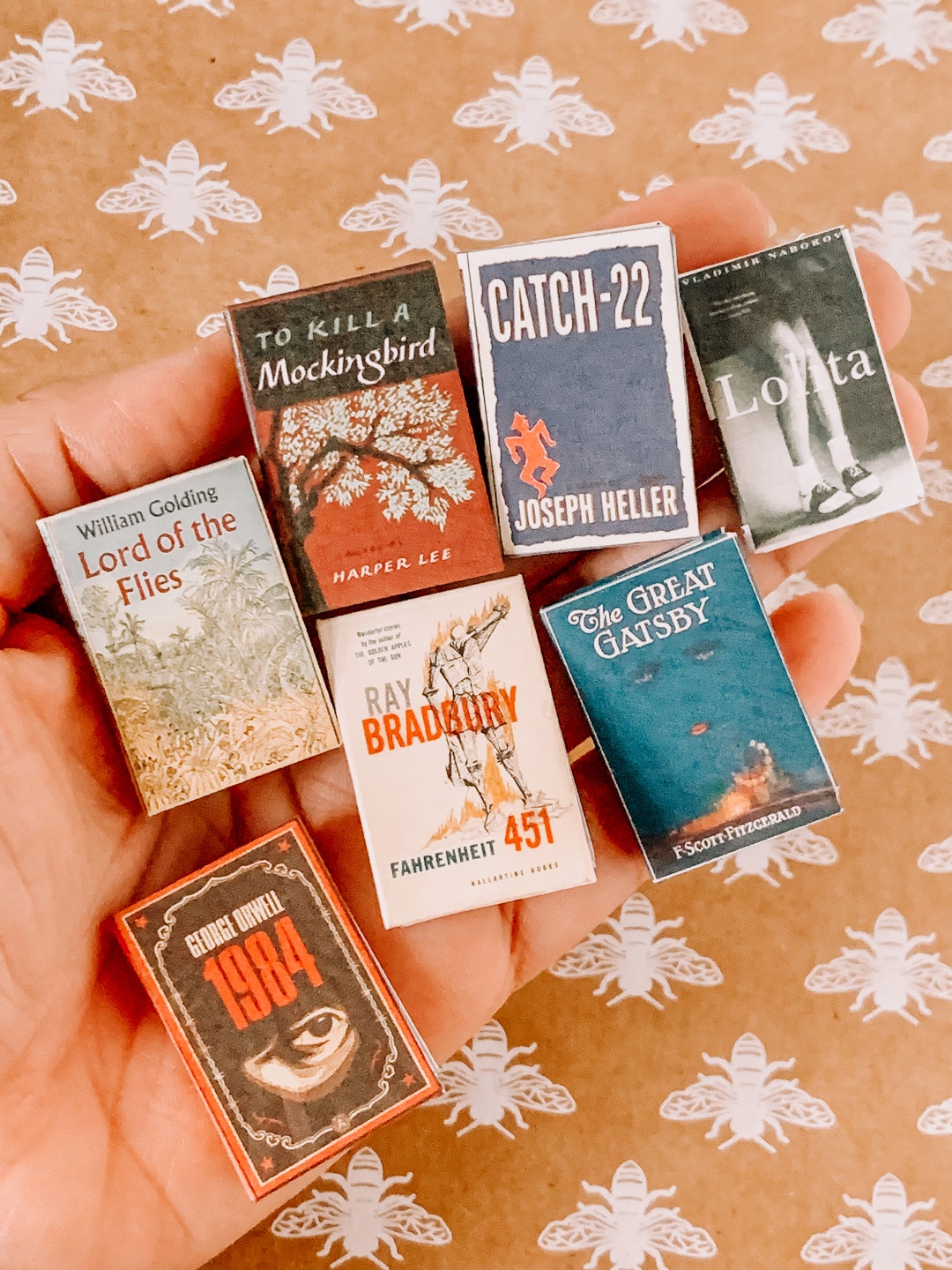 7 Realistic Miniature “assigned Reading” Books for 1/6 Scale Dolls Like ...