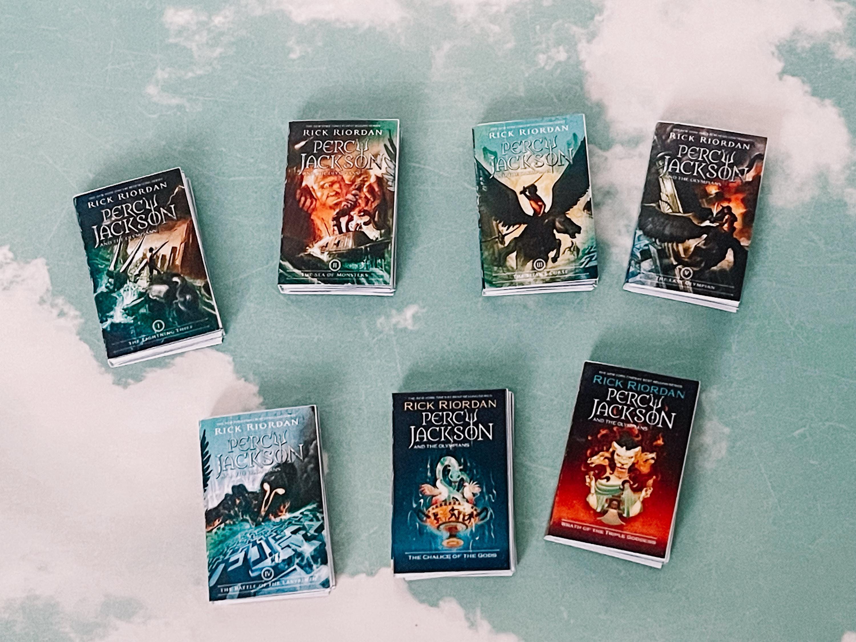 Miniature Percy Jackson Book Set for 1/6 Scale Dolls - Etsy