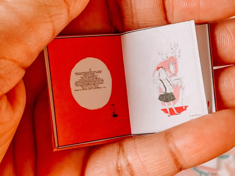 8 Pink Themed Miniature Children’s Picture Books for 1/6 & 1/8 Scale ...