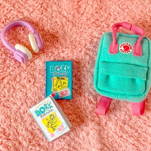 Miniature Dork Diaries Book Series for 1/6 & 1/8 Scale Dolls Like ...
