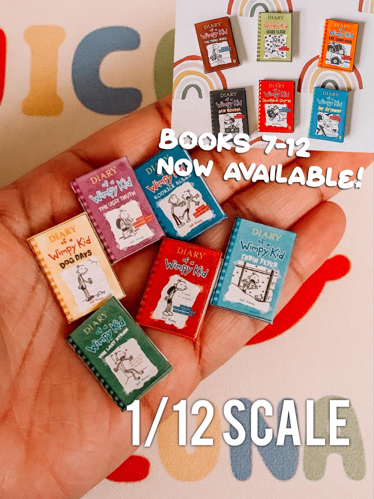 Miniature Diary of a Wimpy Kid Book Series for 1/12 Scale Dolls and ...