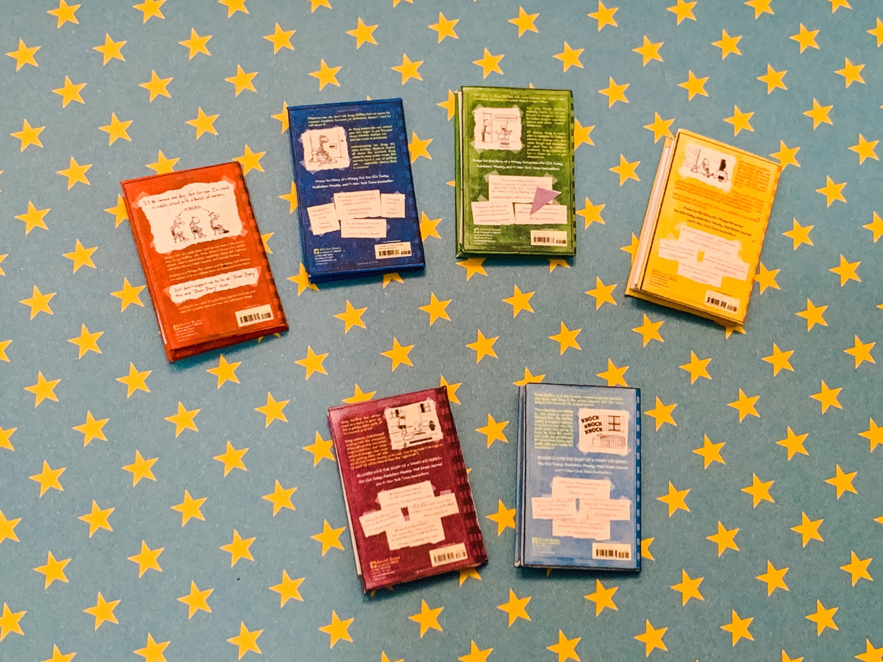 Miniature Diary of a Wimpy Kid Book Series for 1/6 & 1/8 Scale Dolls ...