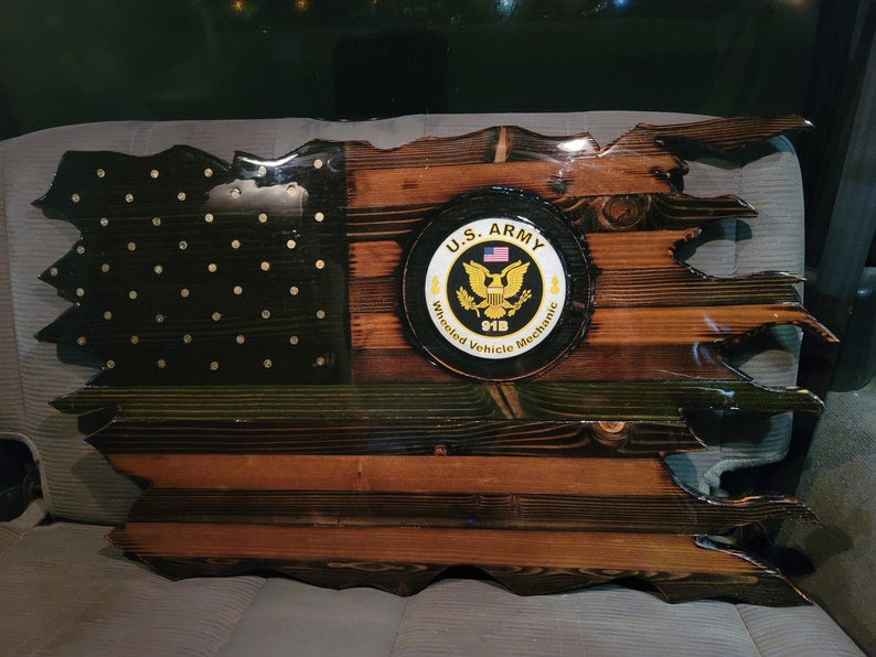 Handmade Custom Wood Flags. - Etsy