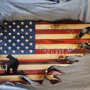 Handmade Custom Wood Flags. - Etsy