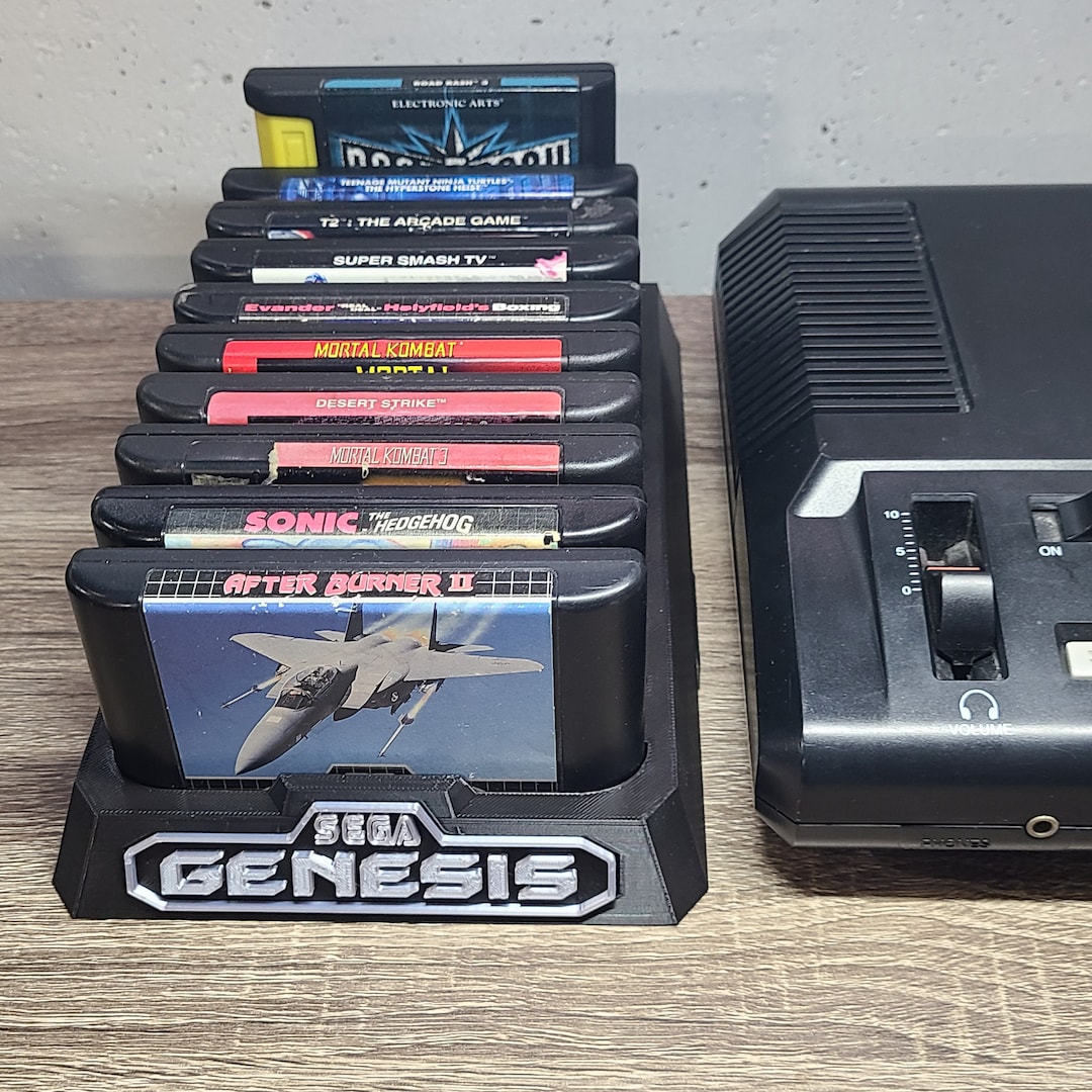 SEGA Game Ten Cartridge Holder - Caddy That Fits Your Favorite Sega ...