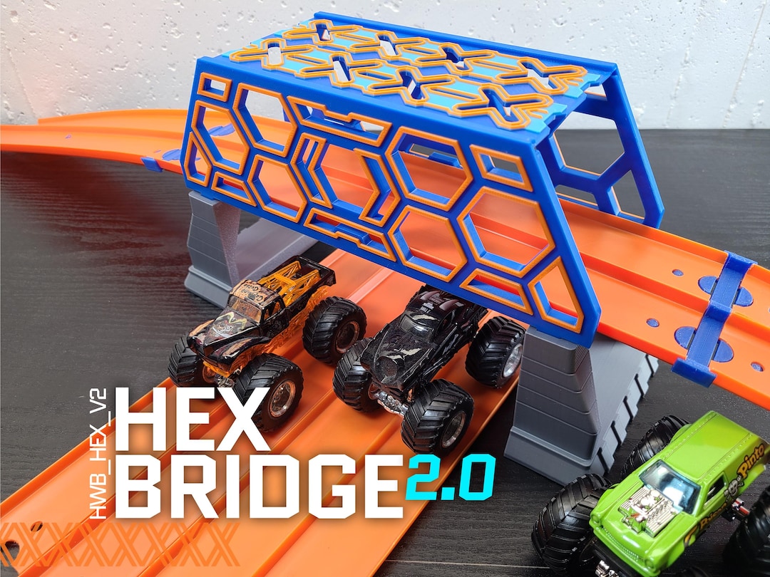 Double Lane Hex Bridge V2 - 1:64 Scale Custom Track Bridge - Unique ...