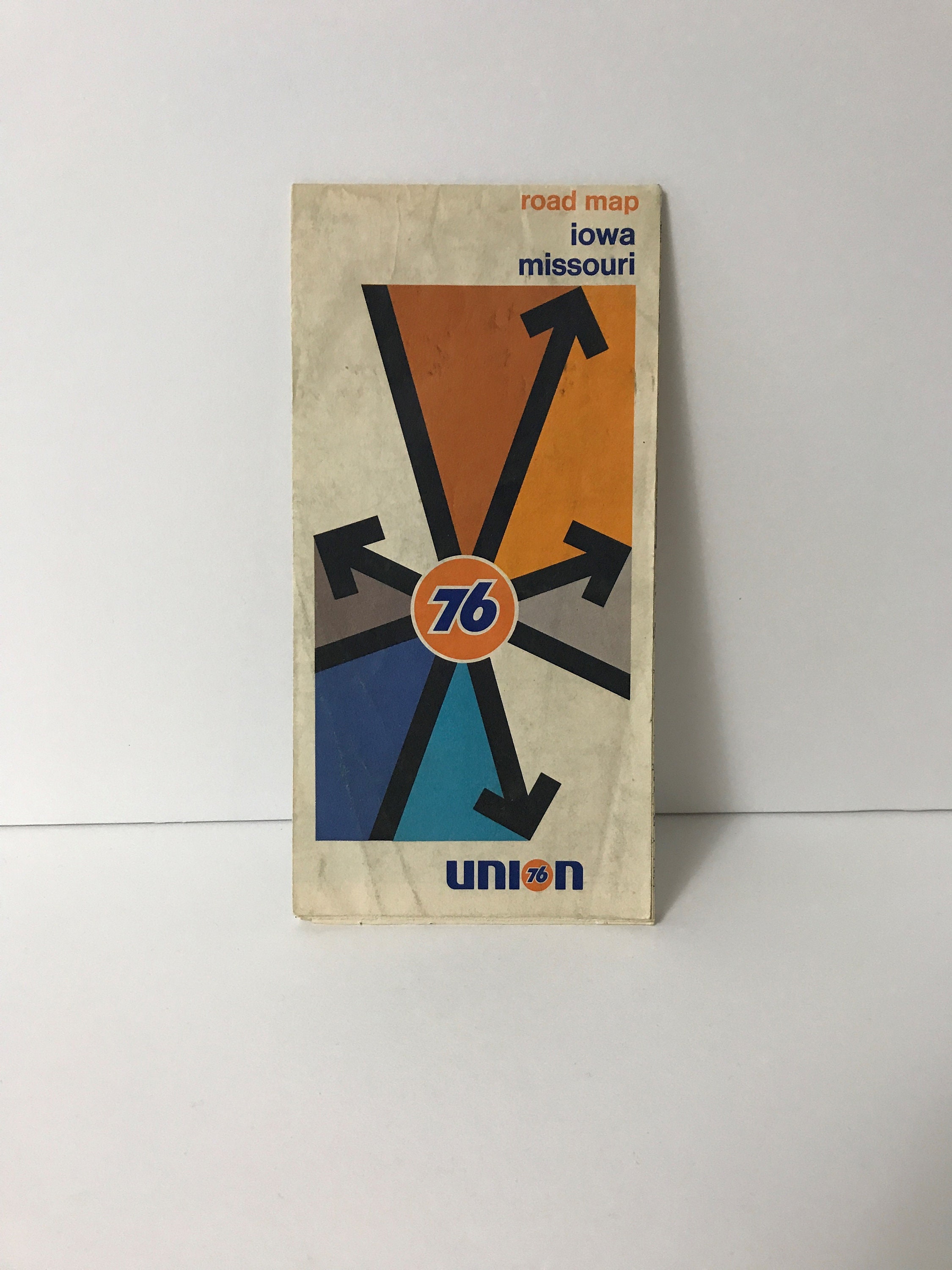 1973 Union 76 Iowa Missouri Road Map - Etsy