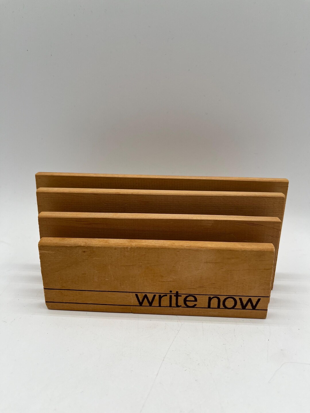 Vintage Tabletop Wood Mail Letter Sorter Organizer - Etsy