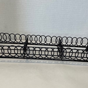 Black Wire Sectioned Caddy With Handles - Etsy