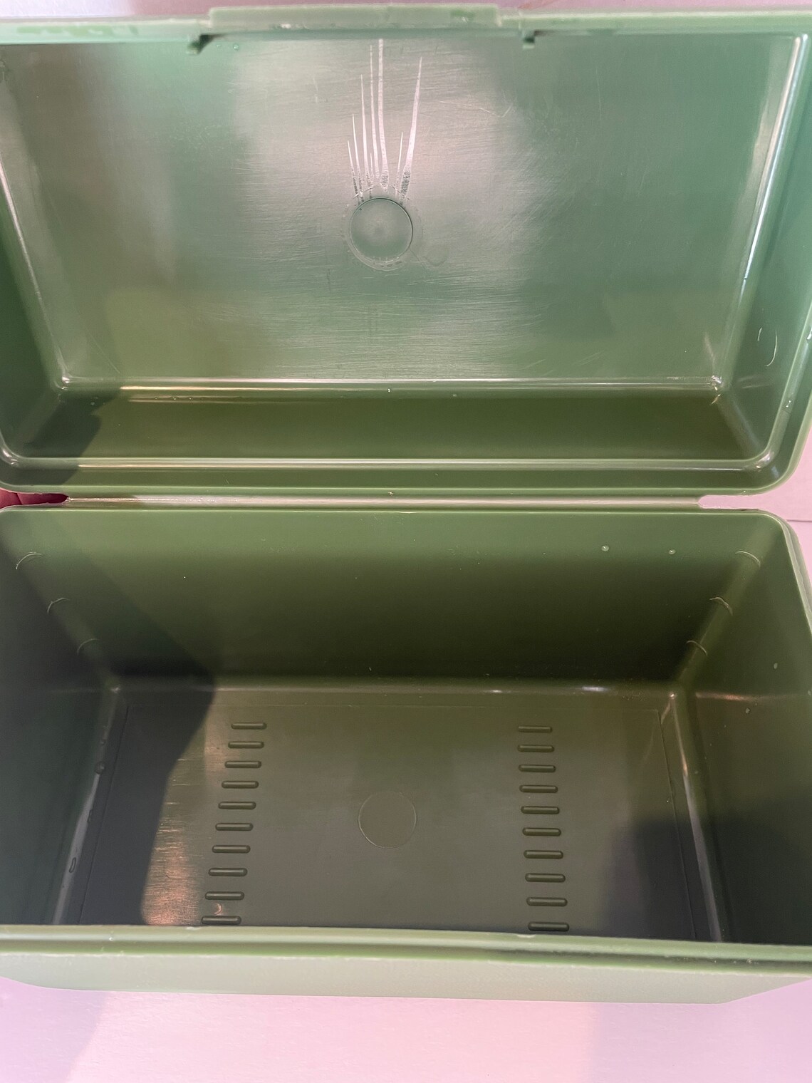 Sterling 1966 MCM Green Plastic File Storage Box - Etsy