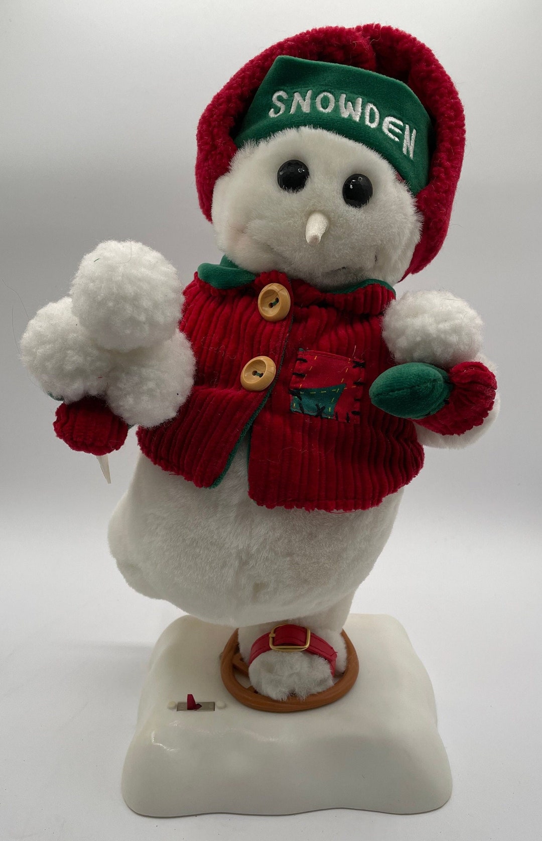 1998 Telco Motionette Animated Snowden Snowman Throwing Snowball - Etsy