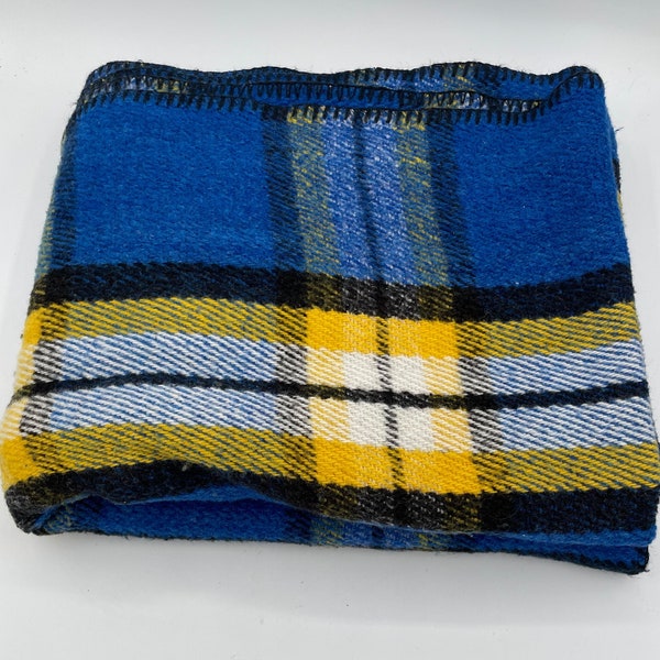 Black and Yellow Blanket - Etsy