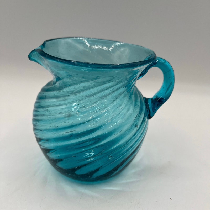 Hand Blown Pitcher - Etsy