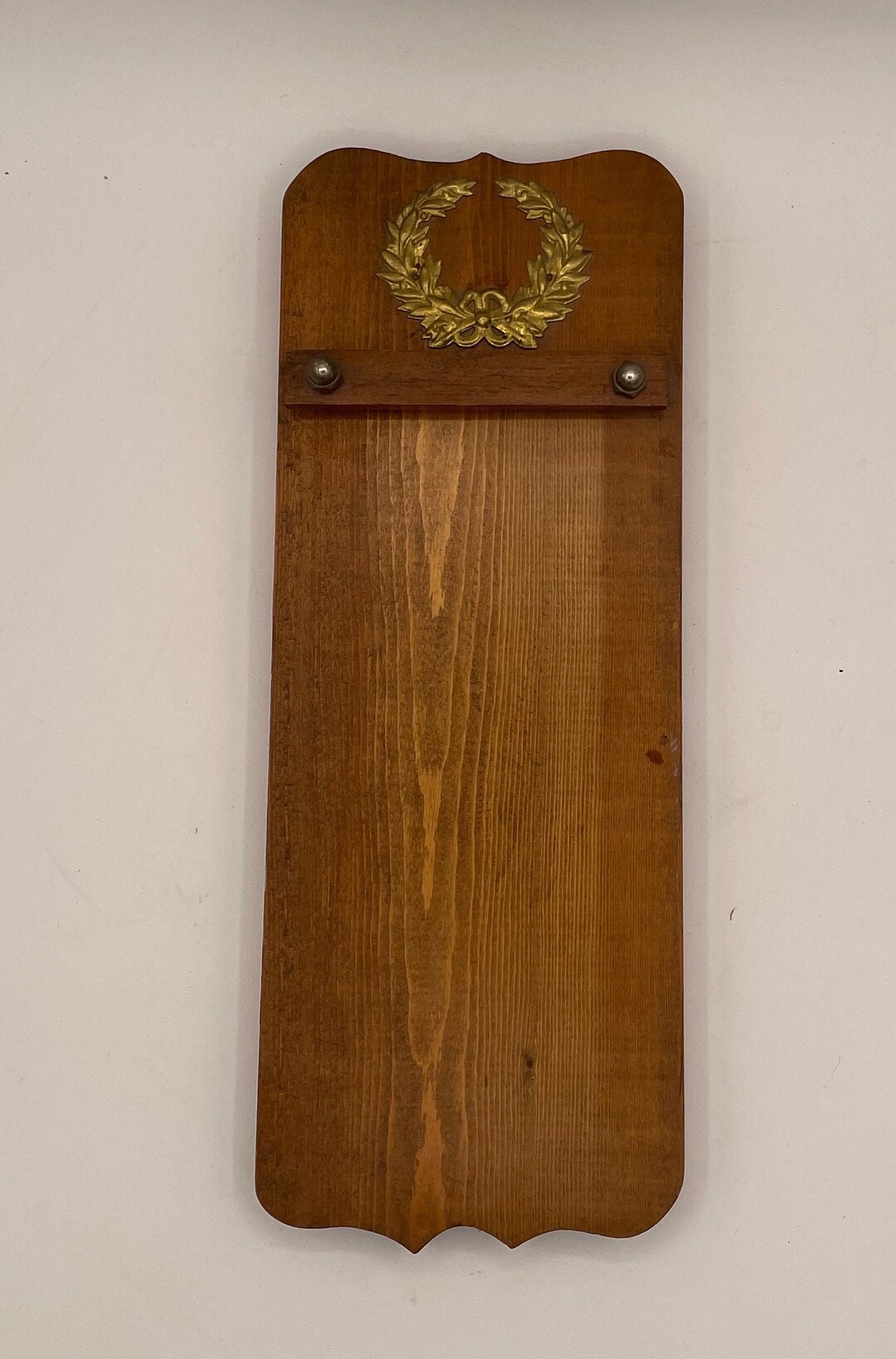 Vintage Wood Grocery List / to Do List Holder - Etsy