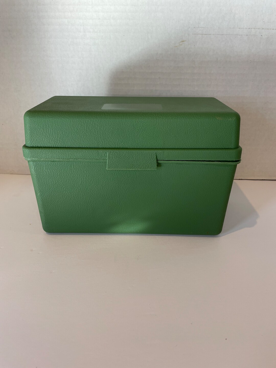 Sterling 1966 MCM Green Plastic File Storage Box - Etsy