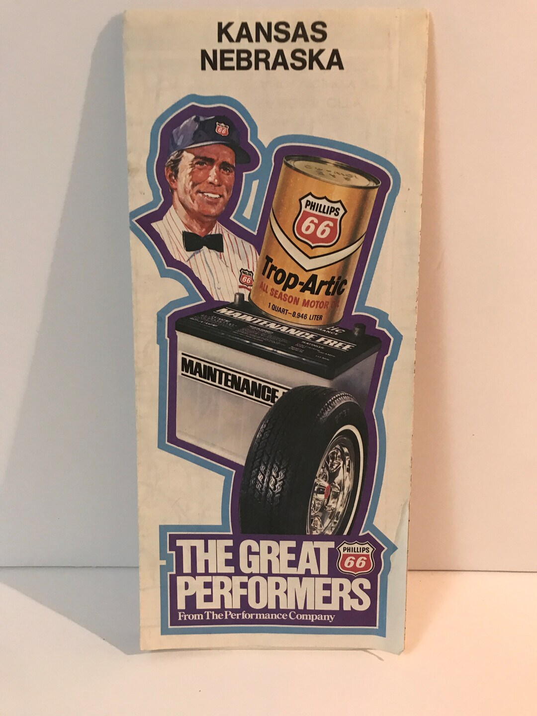 1978 Kansas Nebraska Highway Road Map Phillips 66 - Etsy