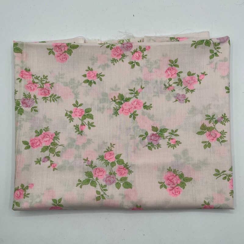 Pink Vintage Fabric - Etsy