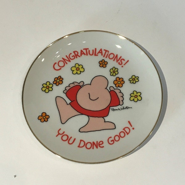 Congratulations Plate - Etsy