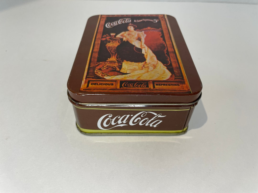 1980s Vintage Coca Cola Coke Queen Mary Tin With Lid - Etsy